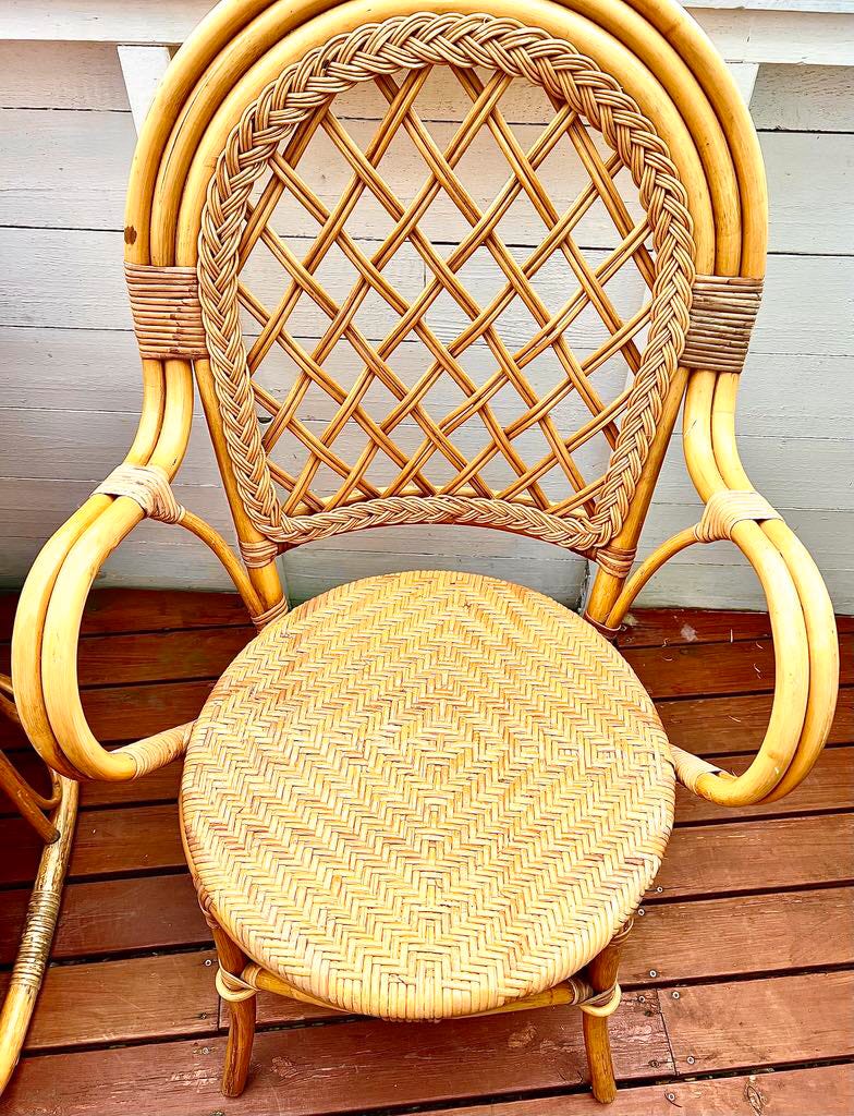 Vintage Manila rotting stol | FINN-torget