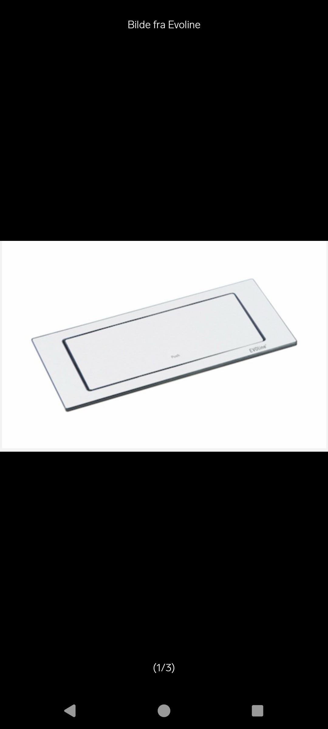 Evoline backflip med to stikkontakter og usb-c. Ubrukt og uåpnet! Hvit ...