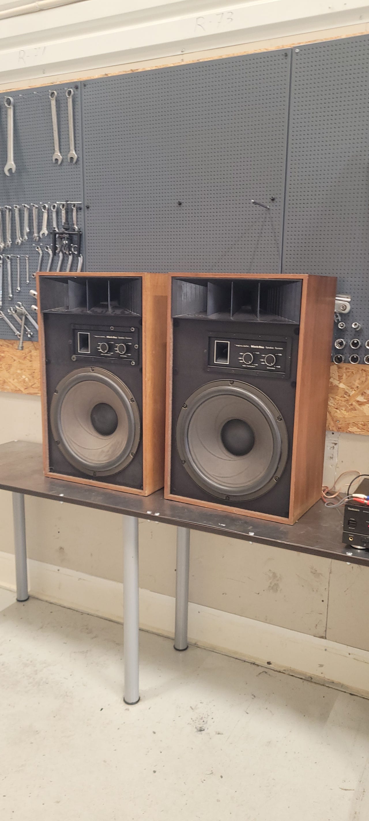 Vintage Realistic Mach One Liquid cooled høyttalere loudspeakers | FINN ...