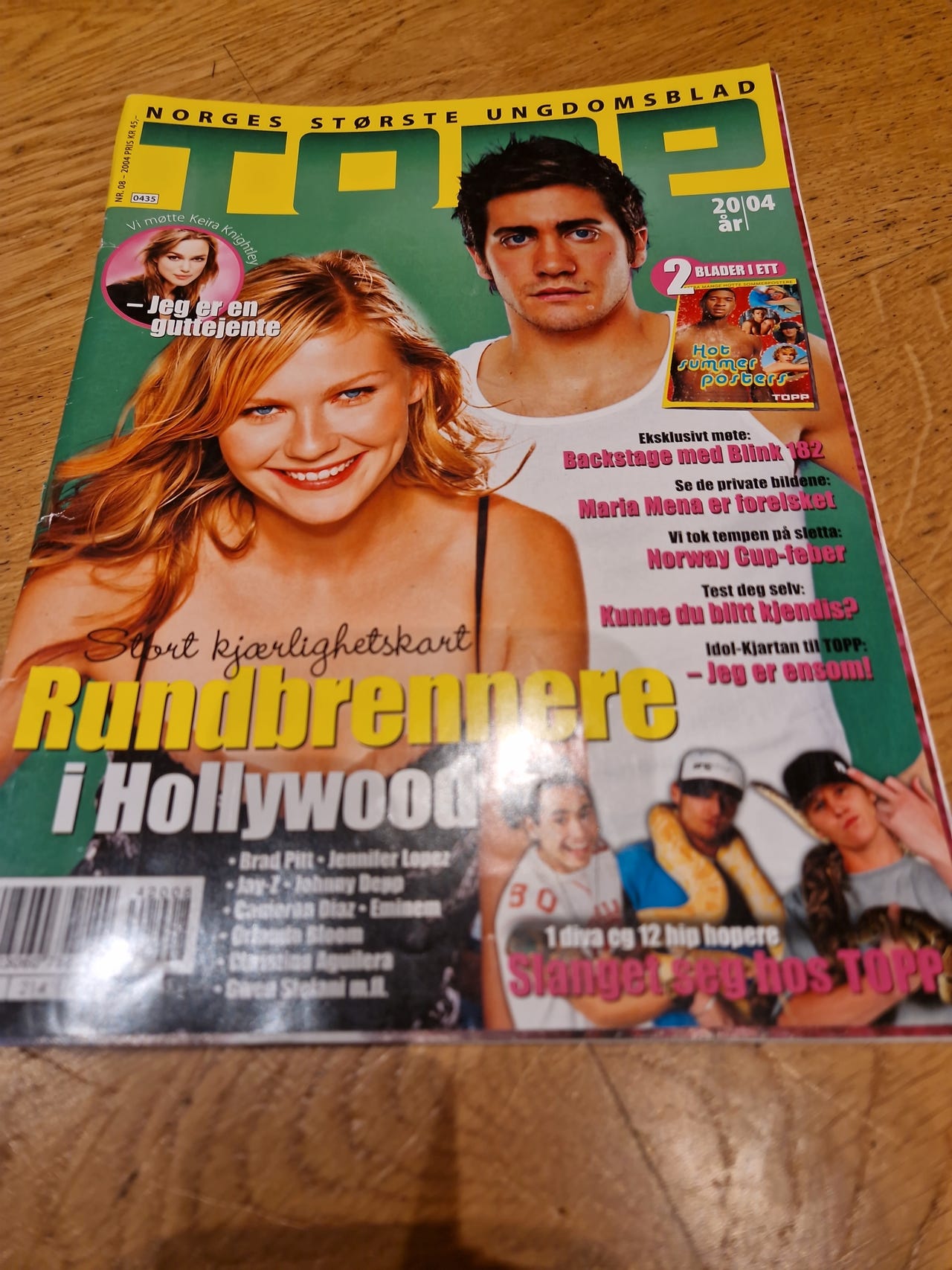 TOPP 2004,Maria Mena, Hilary Duff, Mario,Pharrell, Keira | FINN-torget