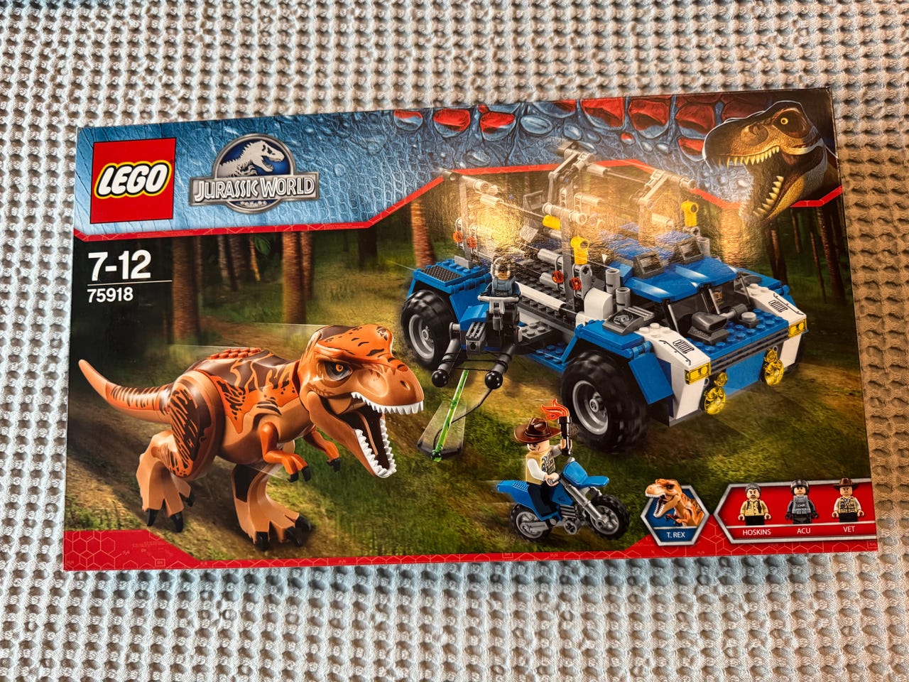 Lego 75918 Jurrasic World T. rex Tracker - helt nytt sett i uåpnet eske ...