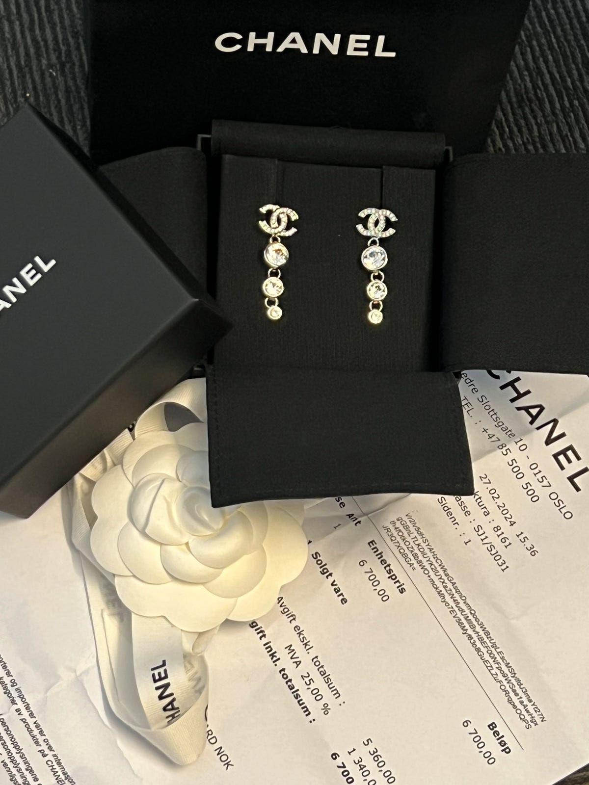 Chanel statement øredobber | FINN-torget