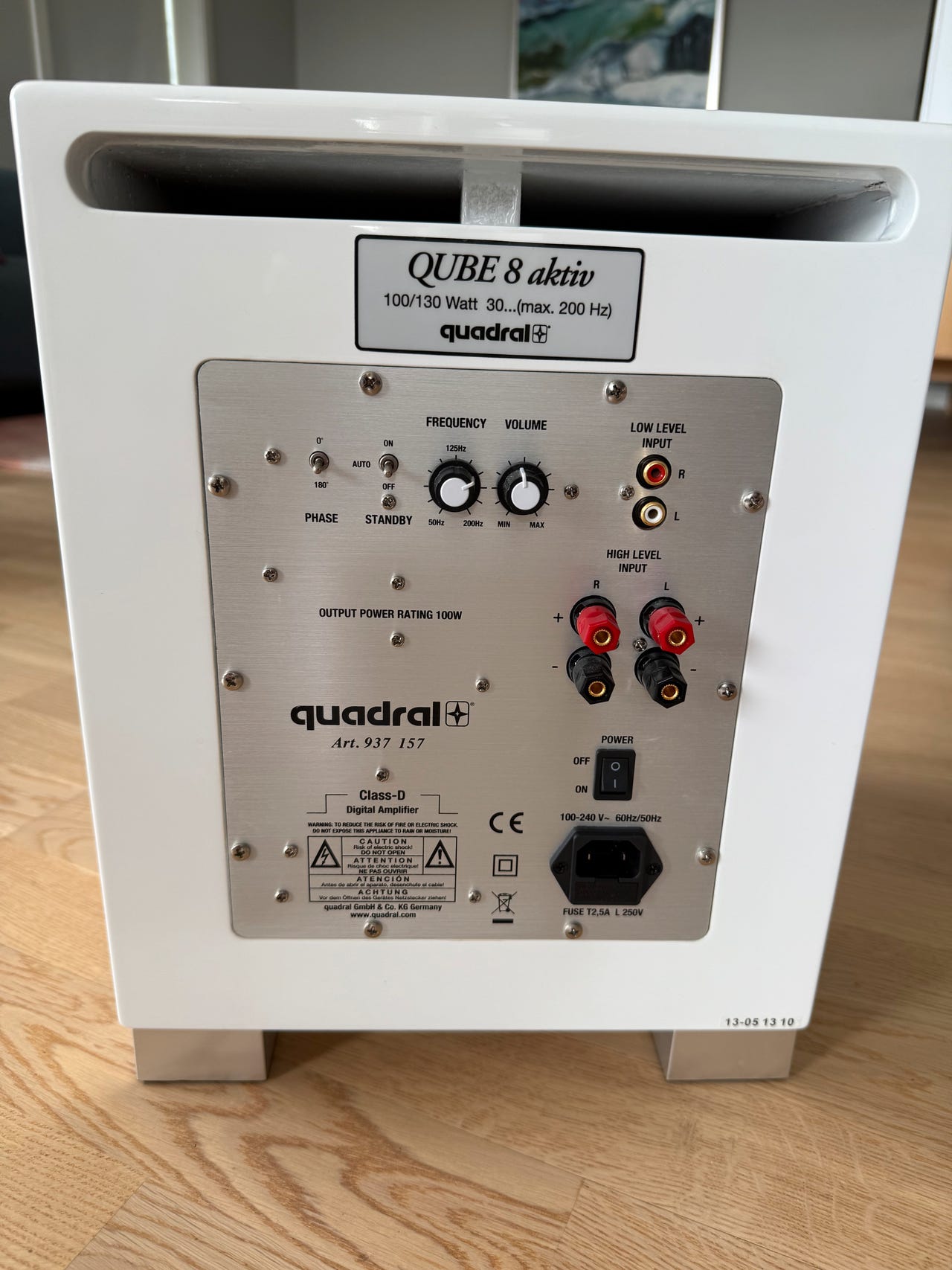 Quadral Qube 8 active subwoofer | FINN-torget