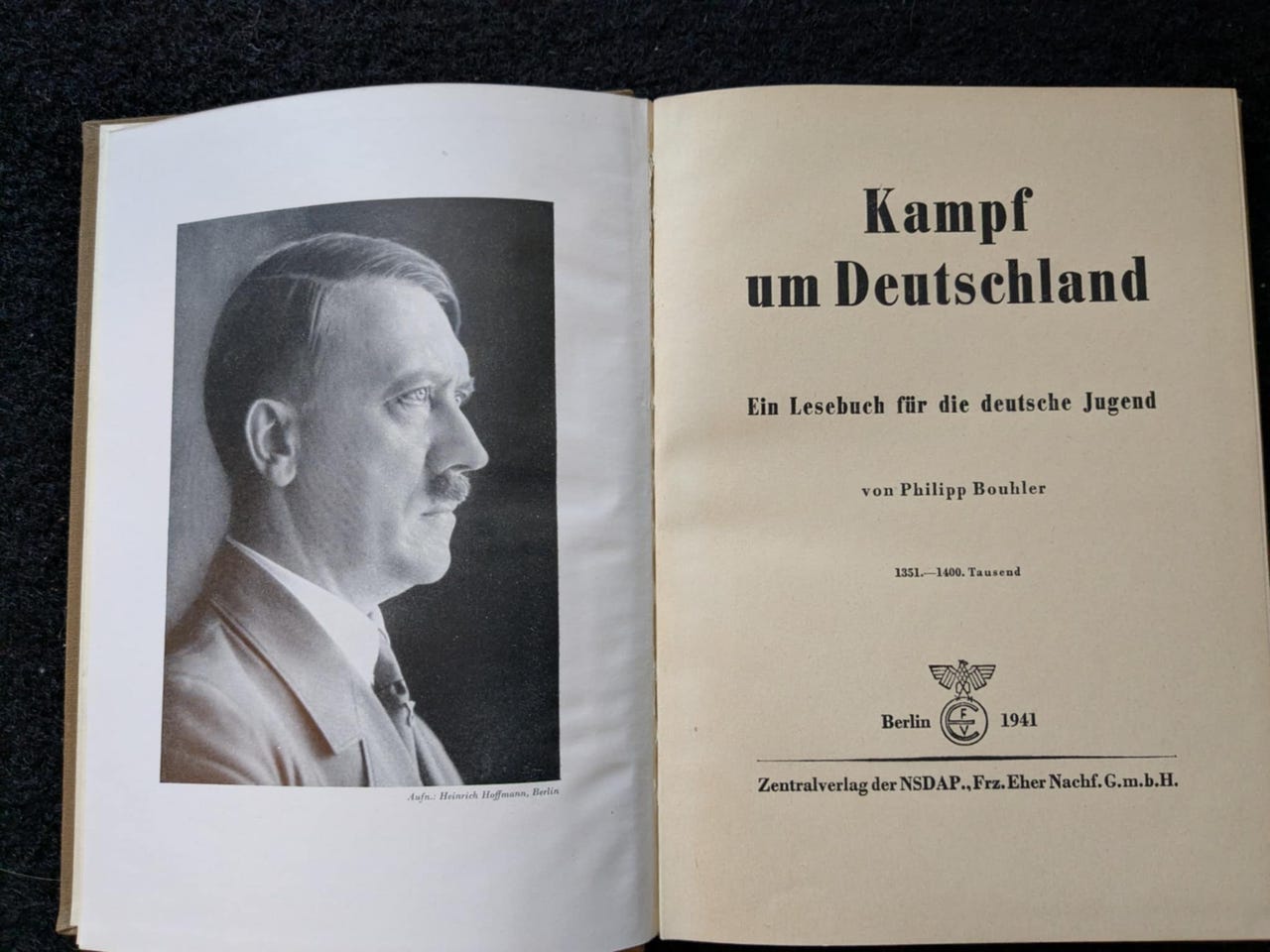 Philipp Bouhler, Kampf um Deutschland (Zentralverlag der NSDAP, 1941 ...