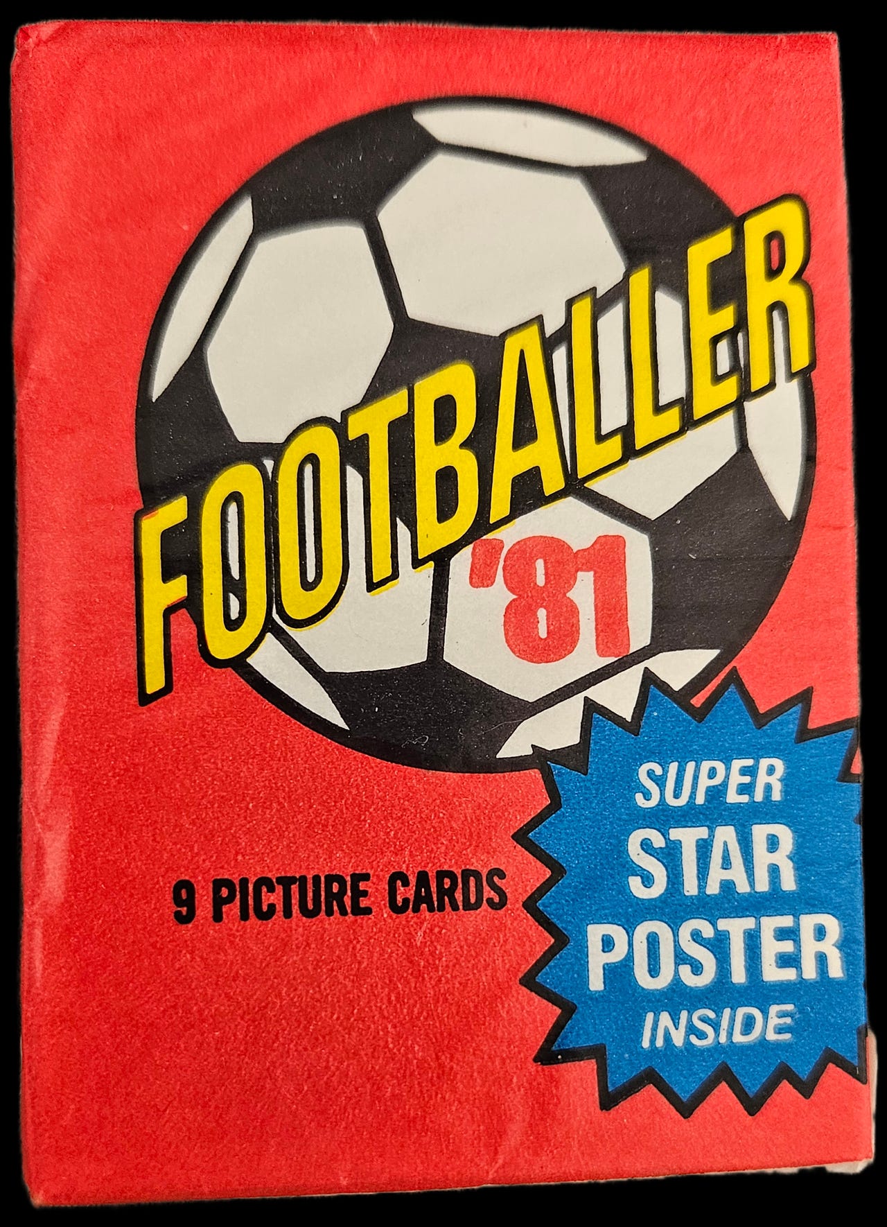 Fotballer '81, 9 picture cards inkl super star poster | FINN-torget