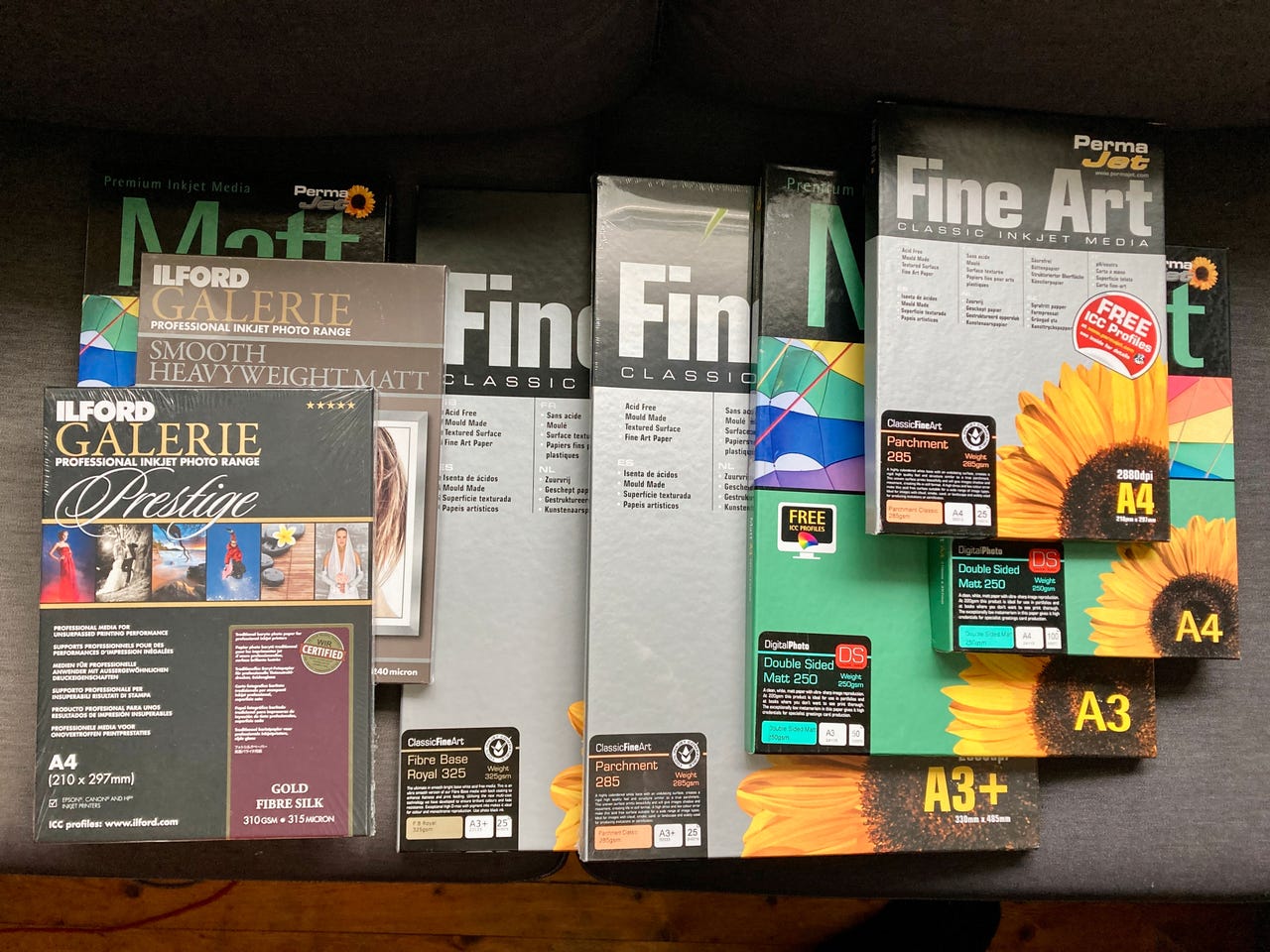 Kvalitets Fotopapir A4, A3 og A3+ format, selges samlet og rimelig ...