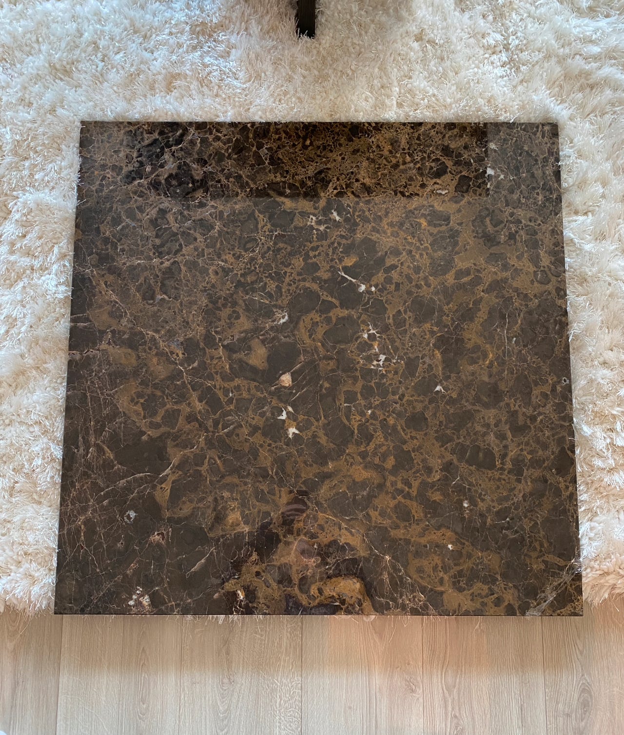 Marmor bord plate | FINN-torget