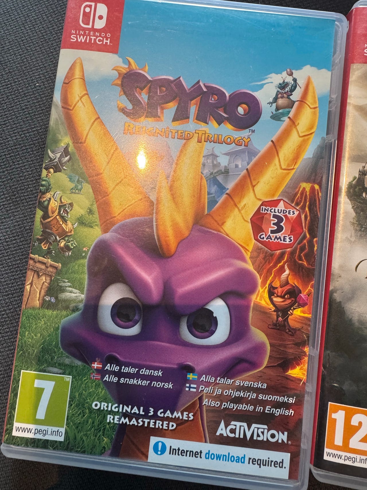 Spyro Original 3 Games Nintendo Switch | FINN-torget