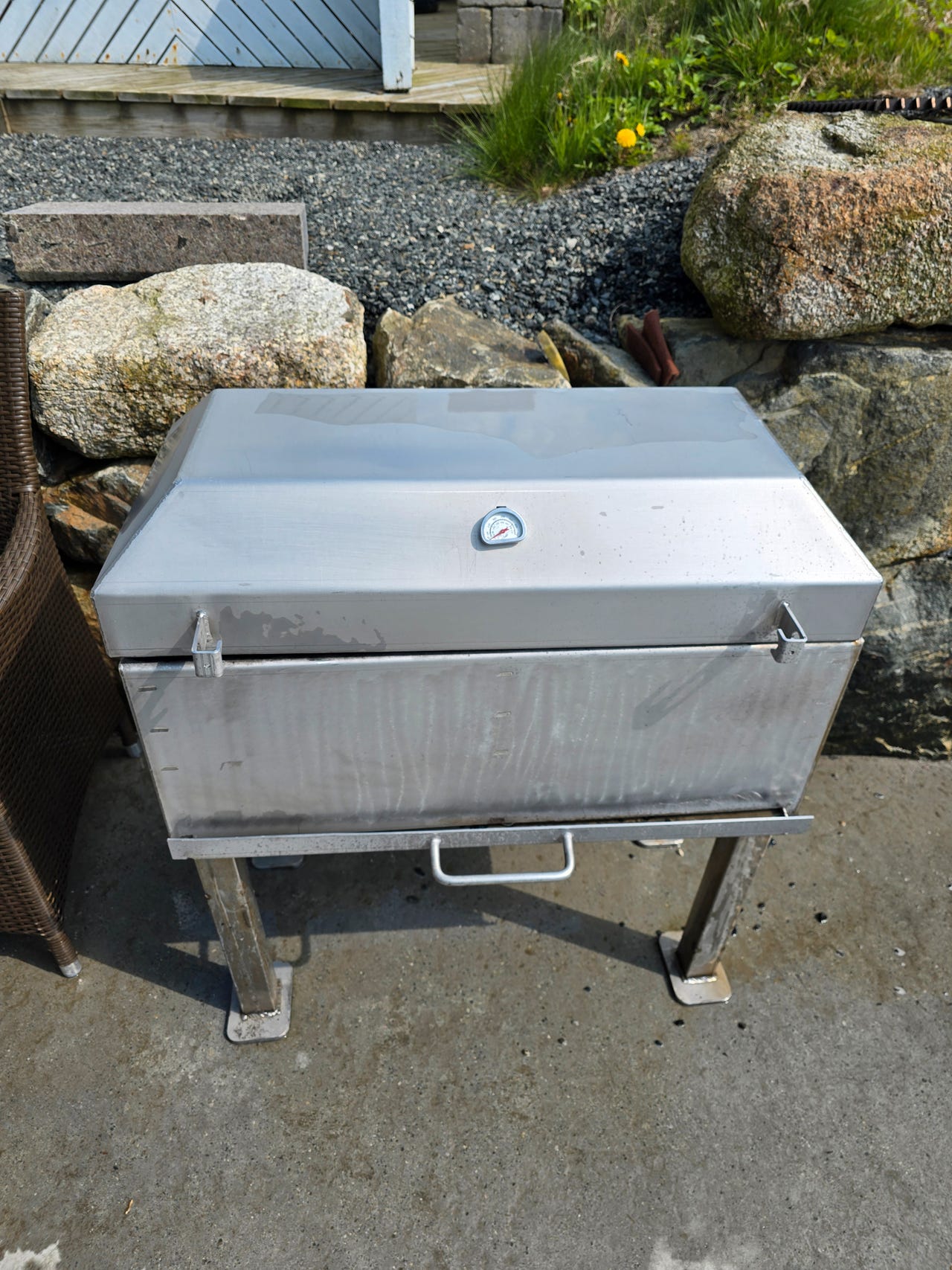 Massiv rustfri grill gass/kull | FINN-torget