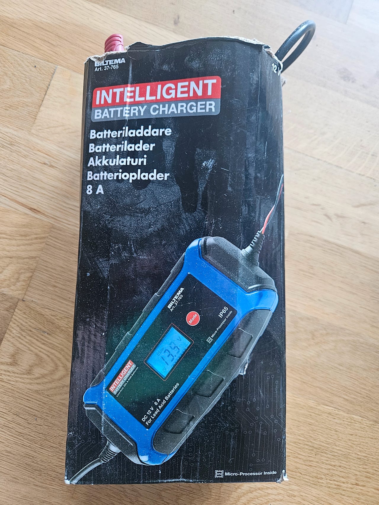 Biltema Intelligent Batterilader 8A – lite brukt | FINN-torget