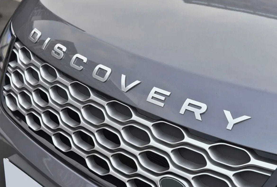 Discovery emblem / skrift logo Land Rover Discovery | FINN-torget