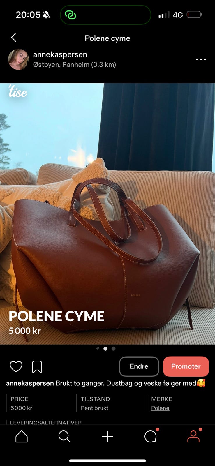 Polene Cyme (stor modell) | FINN-torget