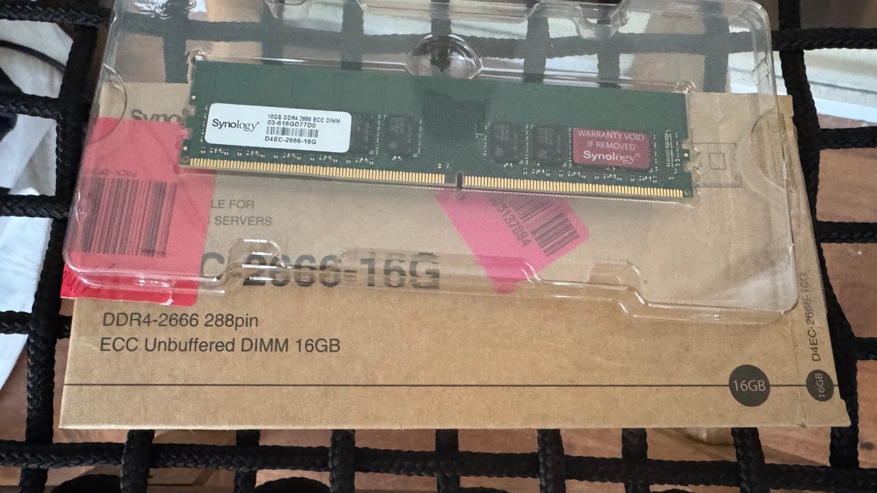Synology DDR4 16Gb ram D4Ec-2666-16Gb | FINN-torget
