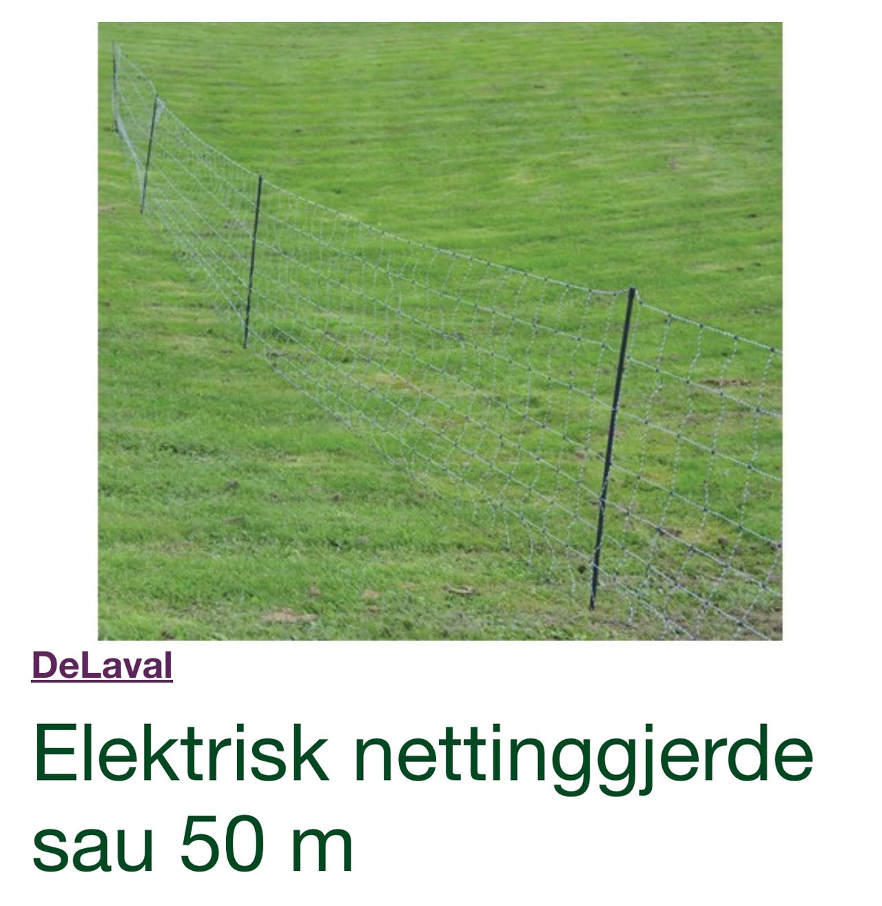 Elektrisk nettinggjerde for sau 50m | FINN-torget