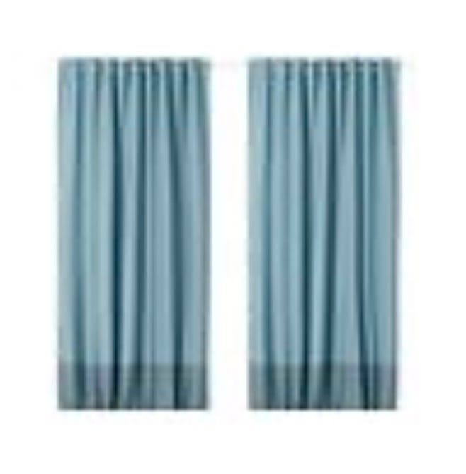 Blå lysdempende gardiner IKEA | FINN-torget