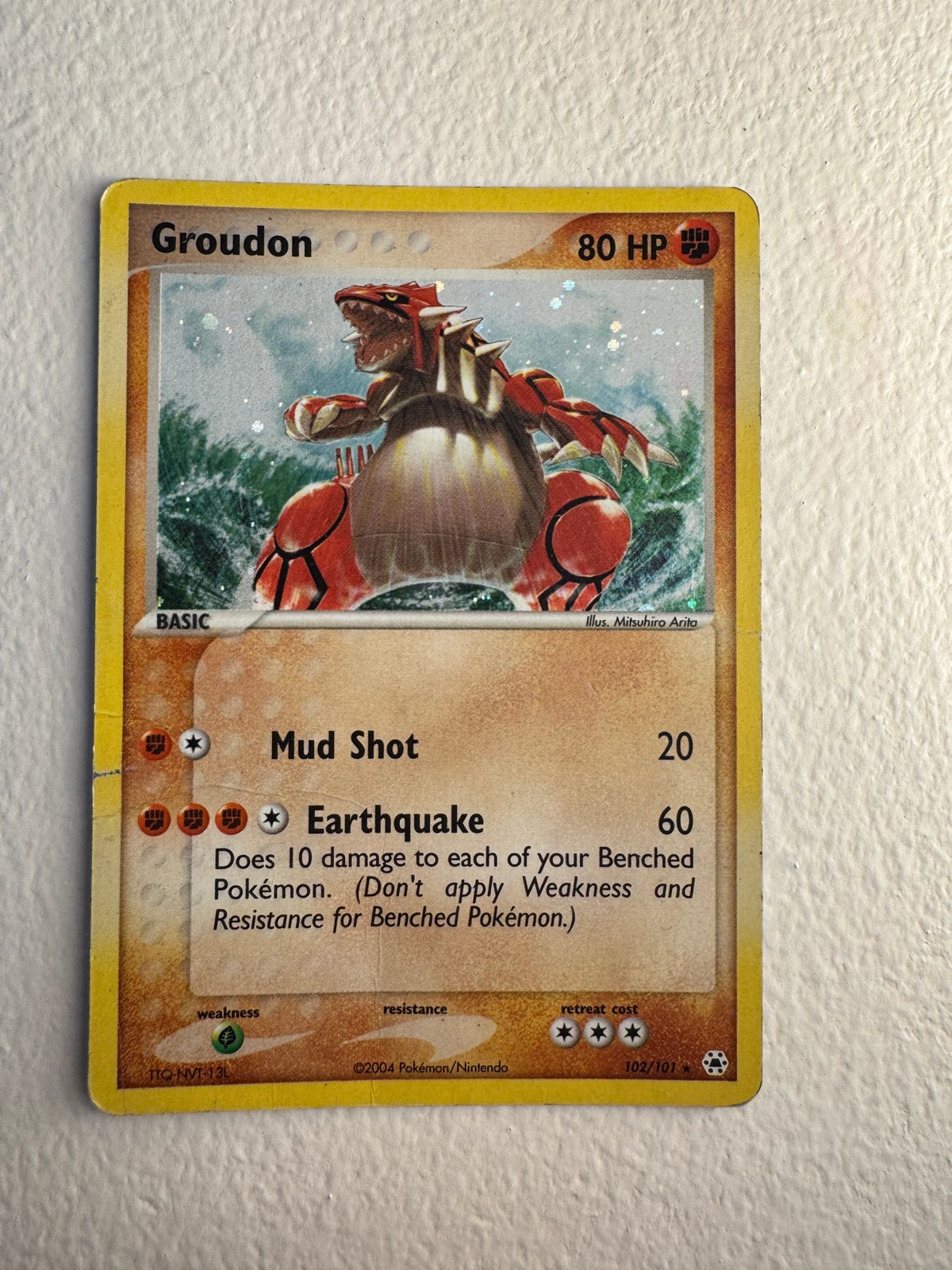 Groudon #102 fra Pokemon Hidden Legends | FINN-torget