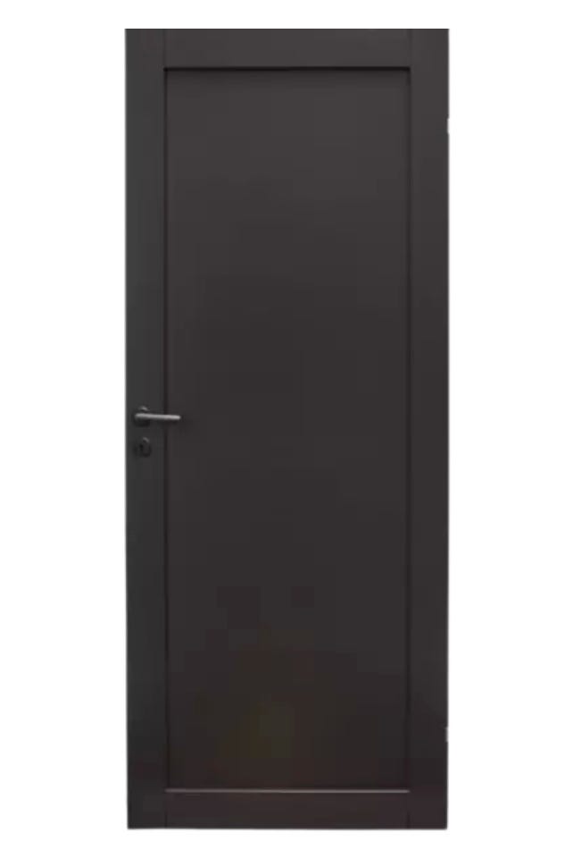 Swedoor - pent brukte innerdører i dempet sort - massiv 1 speil | FINN ...