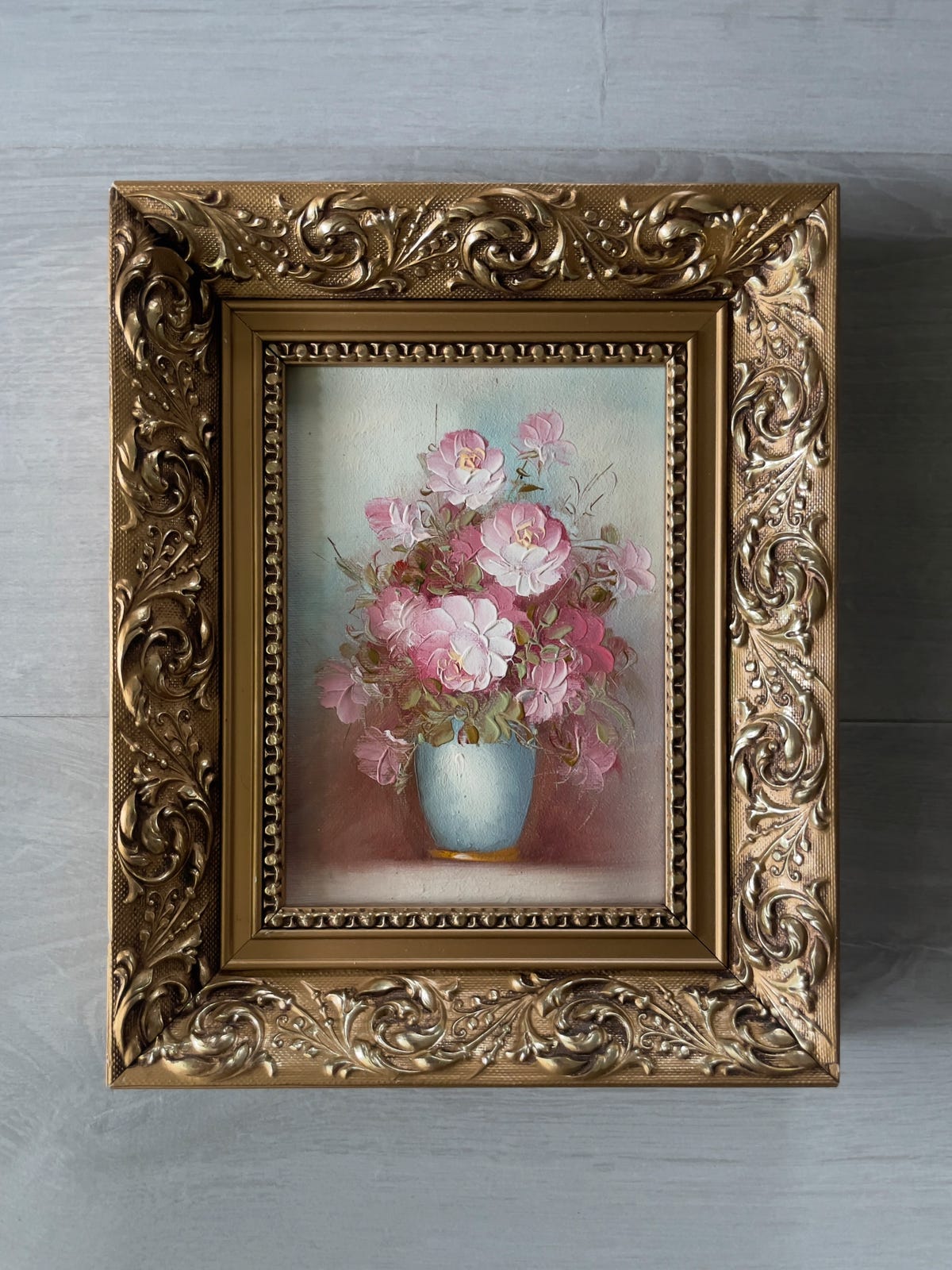 Vintage bilde med vakker ramme🩷 | FINN-torget