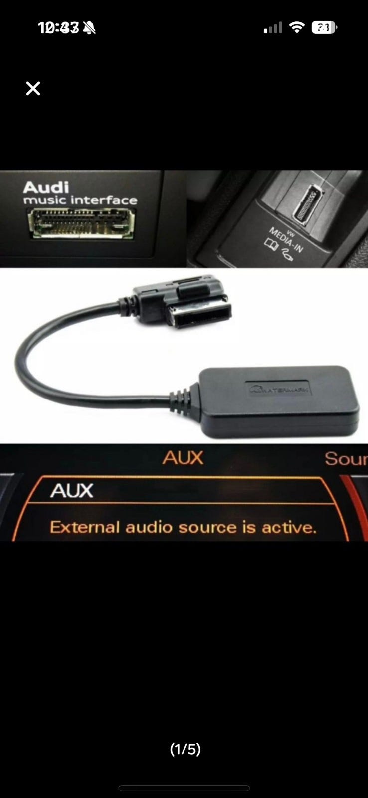 AMI-MMI-MDI/Audi music interface adapter(Audi, Volkswagen) | FINN-torget