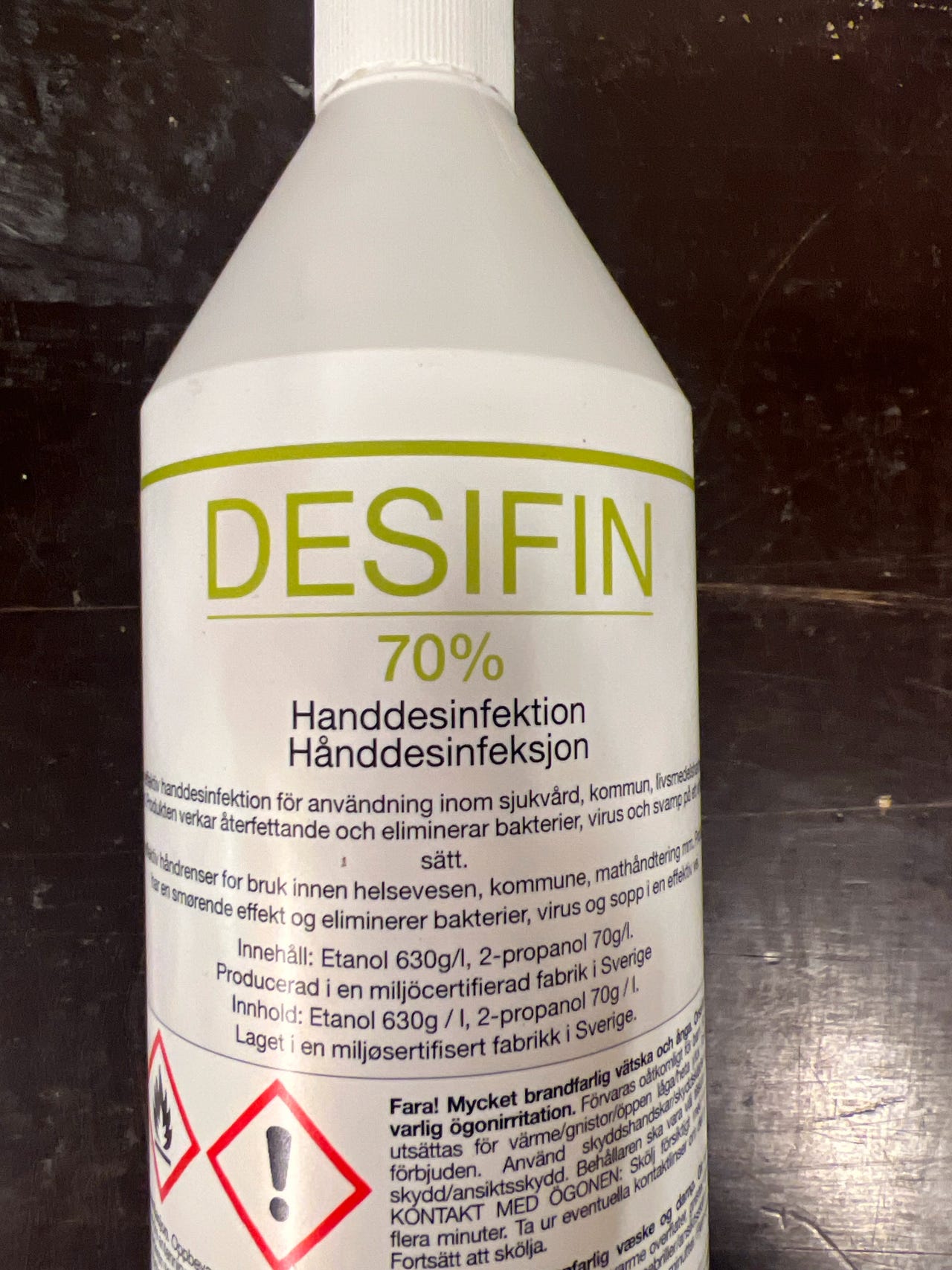DESIFIN 70% Hånddesinfeksjon 1L | FINN-torget