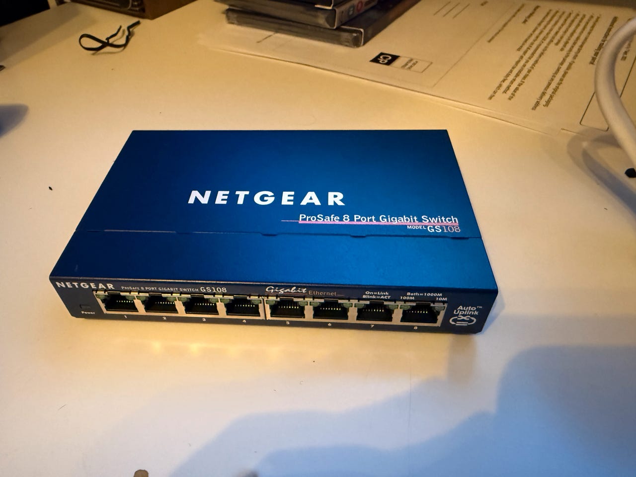 NETGEAR ProSafe GS108 8 port, gigaswitch | FINN-torget