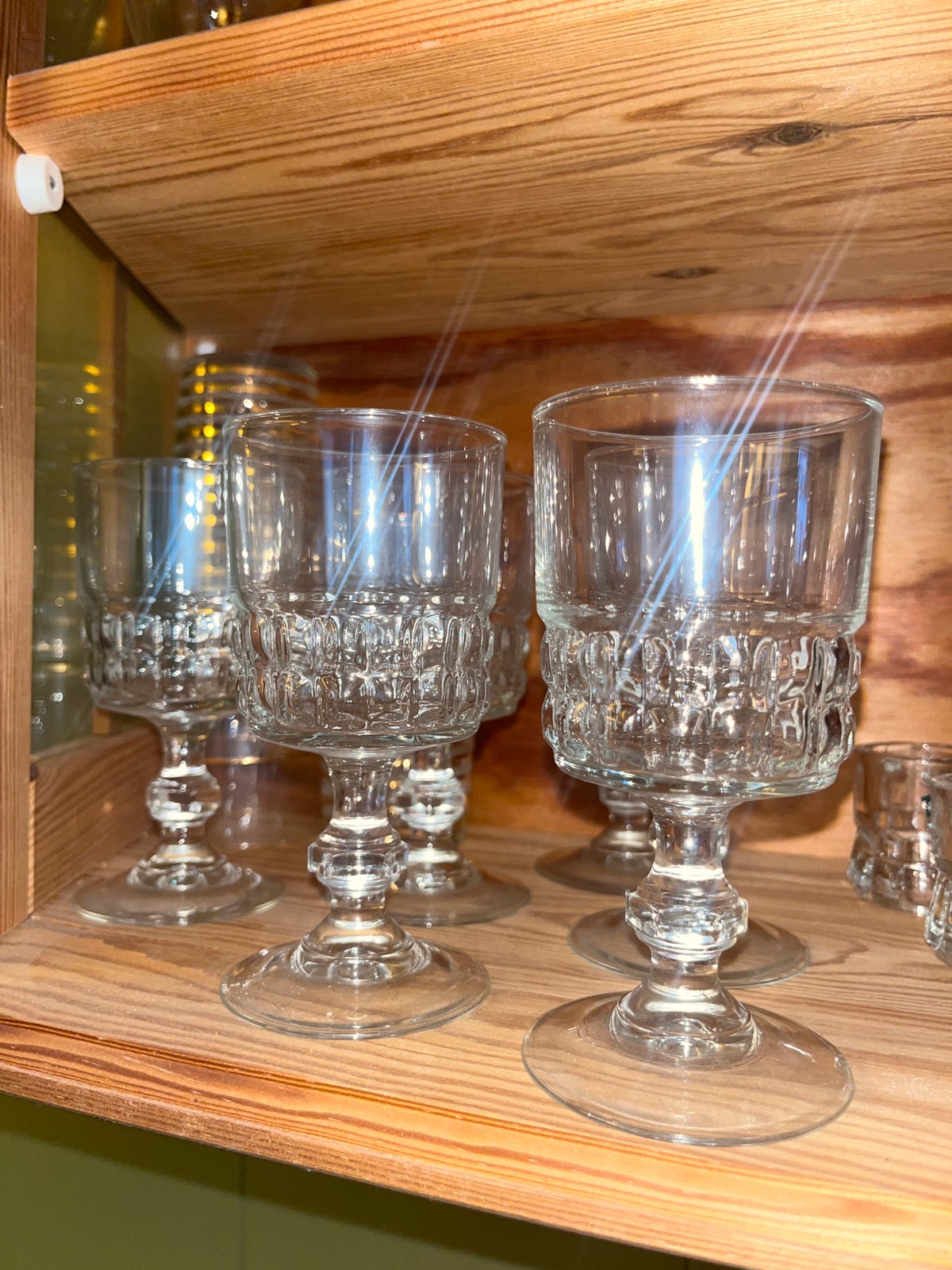 6 stk Franske glass | FINN-torget