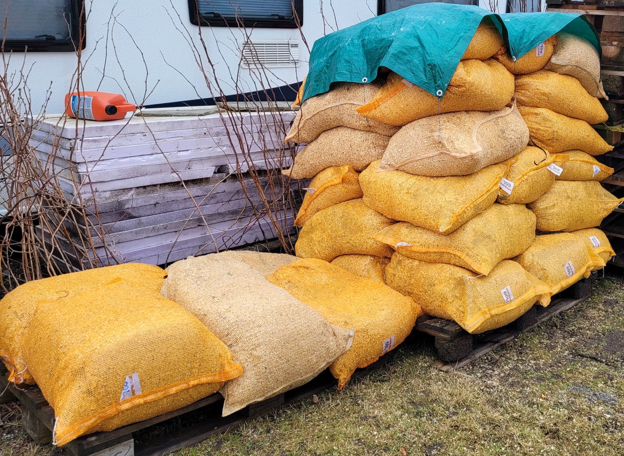 Sagflis/strø/spon av bjørk i 60 liters sekker | FINN-torget