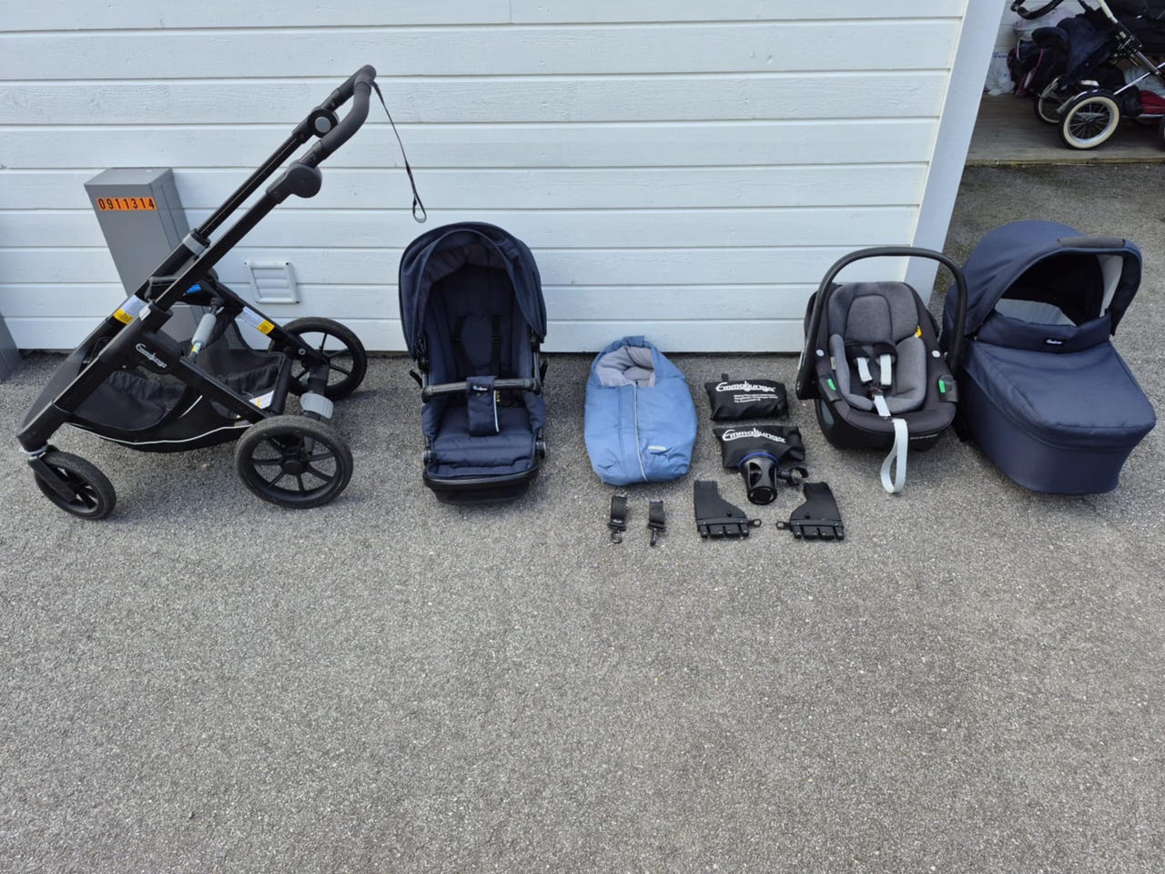 Emmaljunga|STOR PAKKE|Bilstol/m pose|Regntrekk|Myggnetting++++++ | FINN-torget