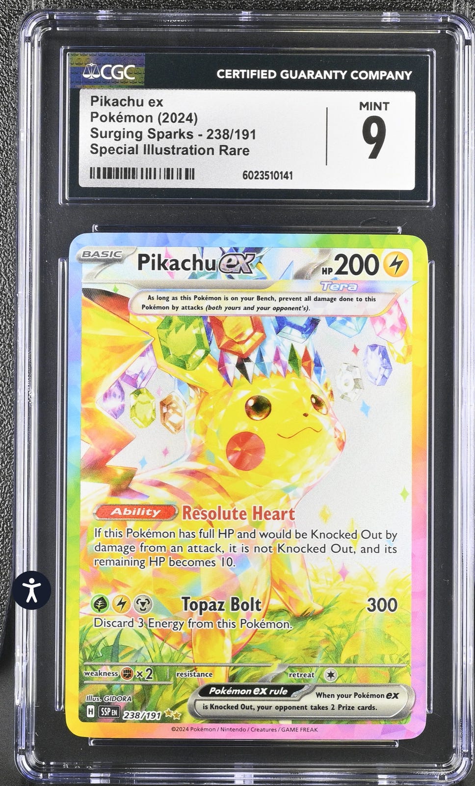 Pikachu 238/191 SIR Mint 9| surging sparks | FINN-torget