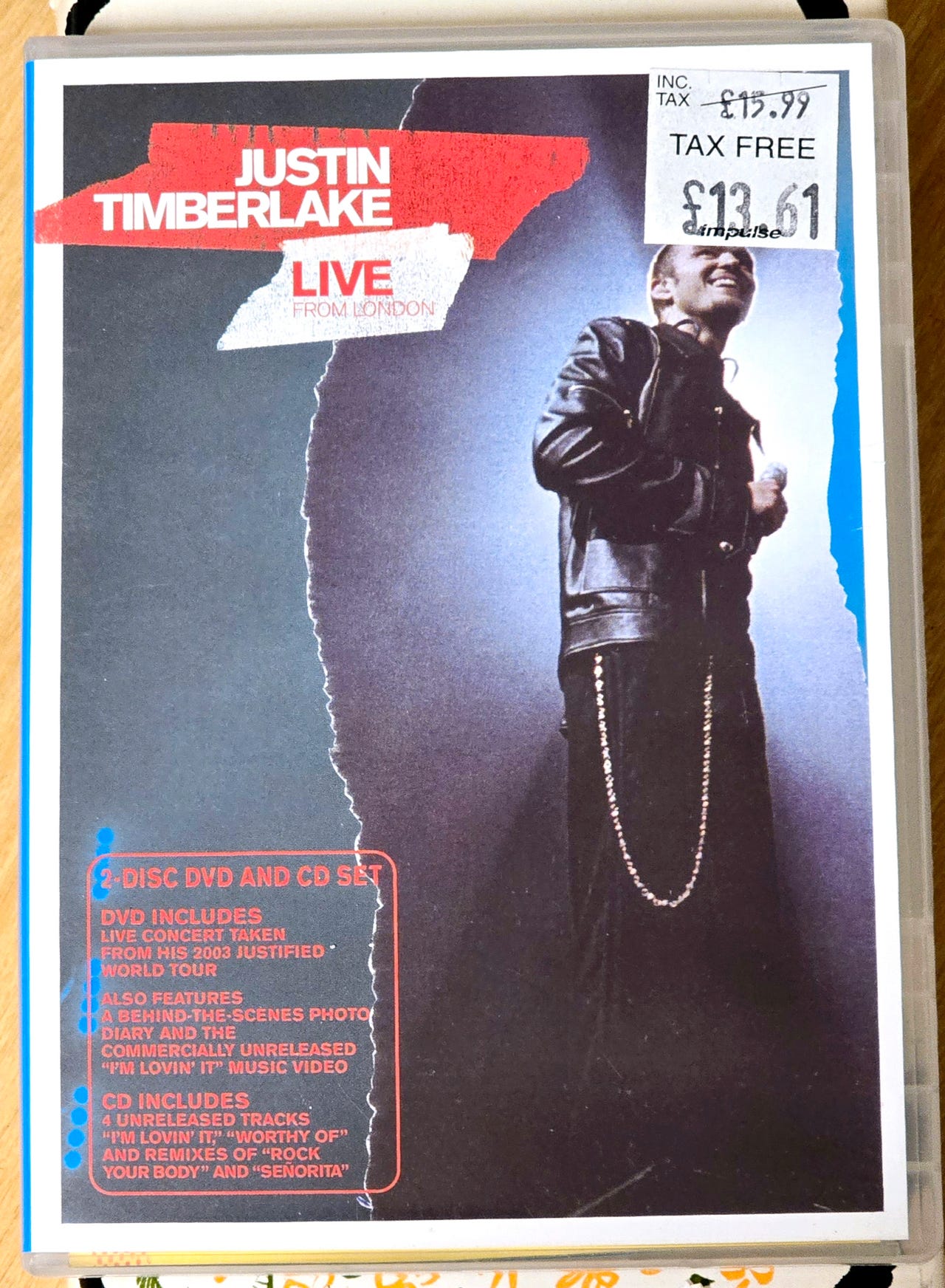 JUSTIN TIMBERLAKE - Musikk dvd og cd | FINN-torget