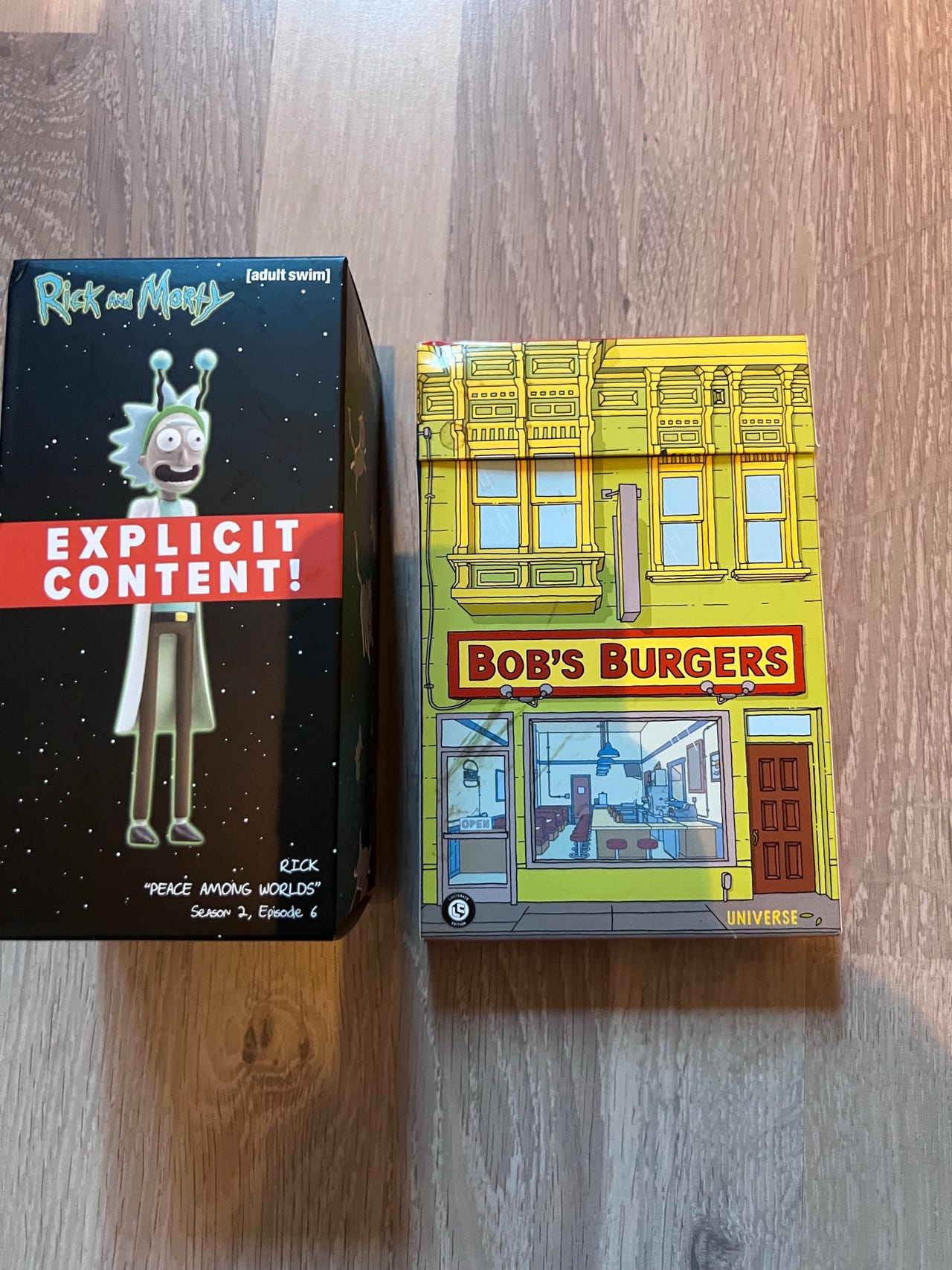 Rick and morty og bobs burgers figur/oppskrifter | FINN-torget
