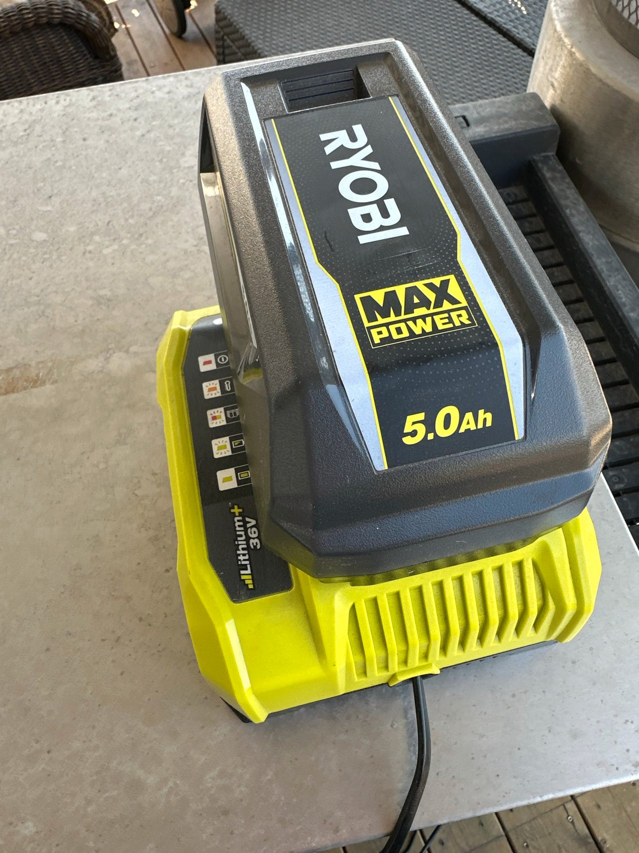 Ryobi 5.0 Amper batteri med Lader | FINN-torget
