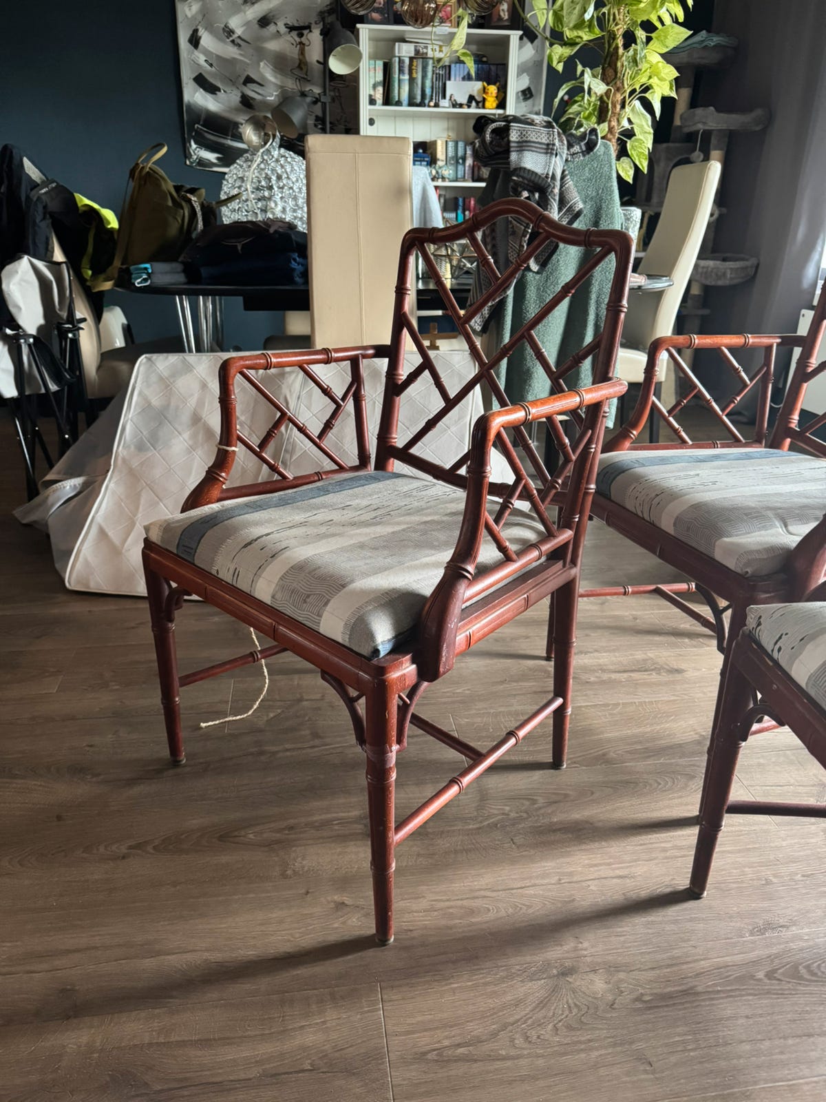 3 Fine stoler i teak | FINN-torget