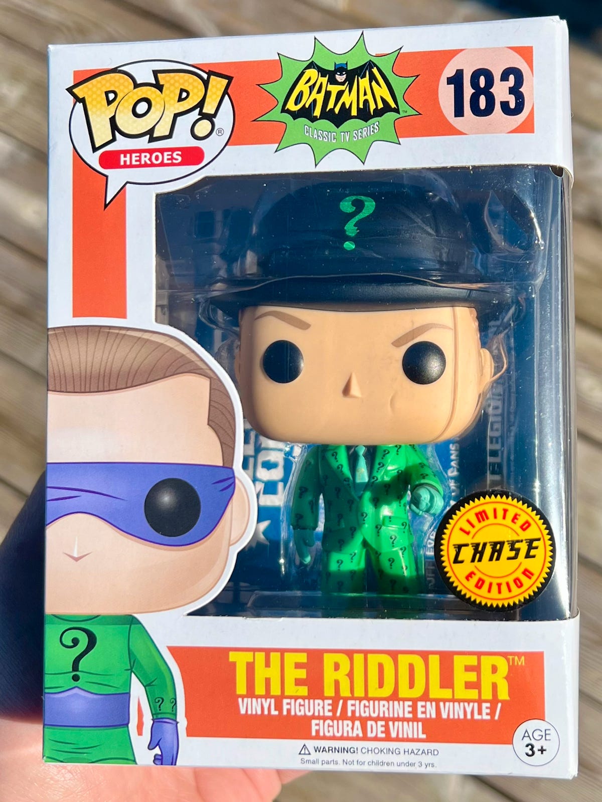 Funko Pop! The Riddler (Classic 1966 TV) (Suit) (Chase) | Batman (183 ...