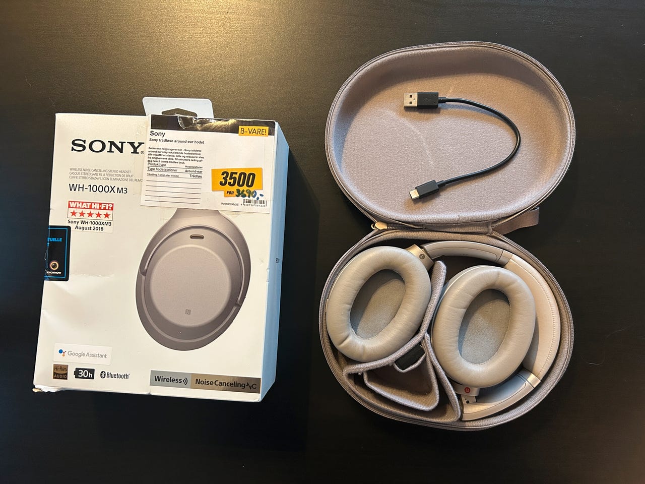 Sony XM3 headset | FINN-torget