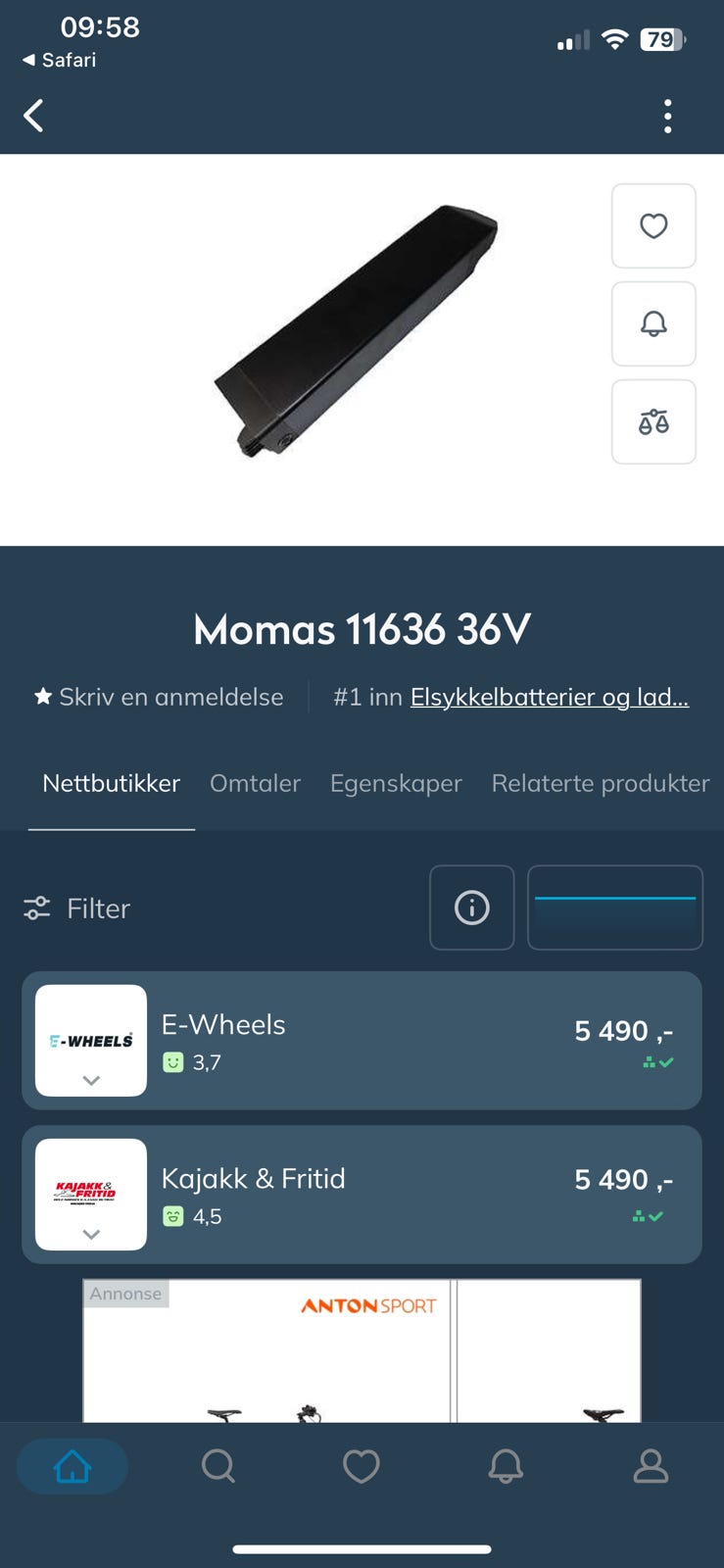 Jason momas batteri | FINN-torget