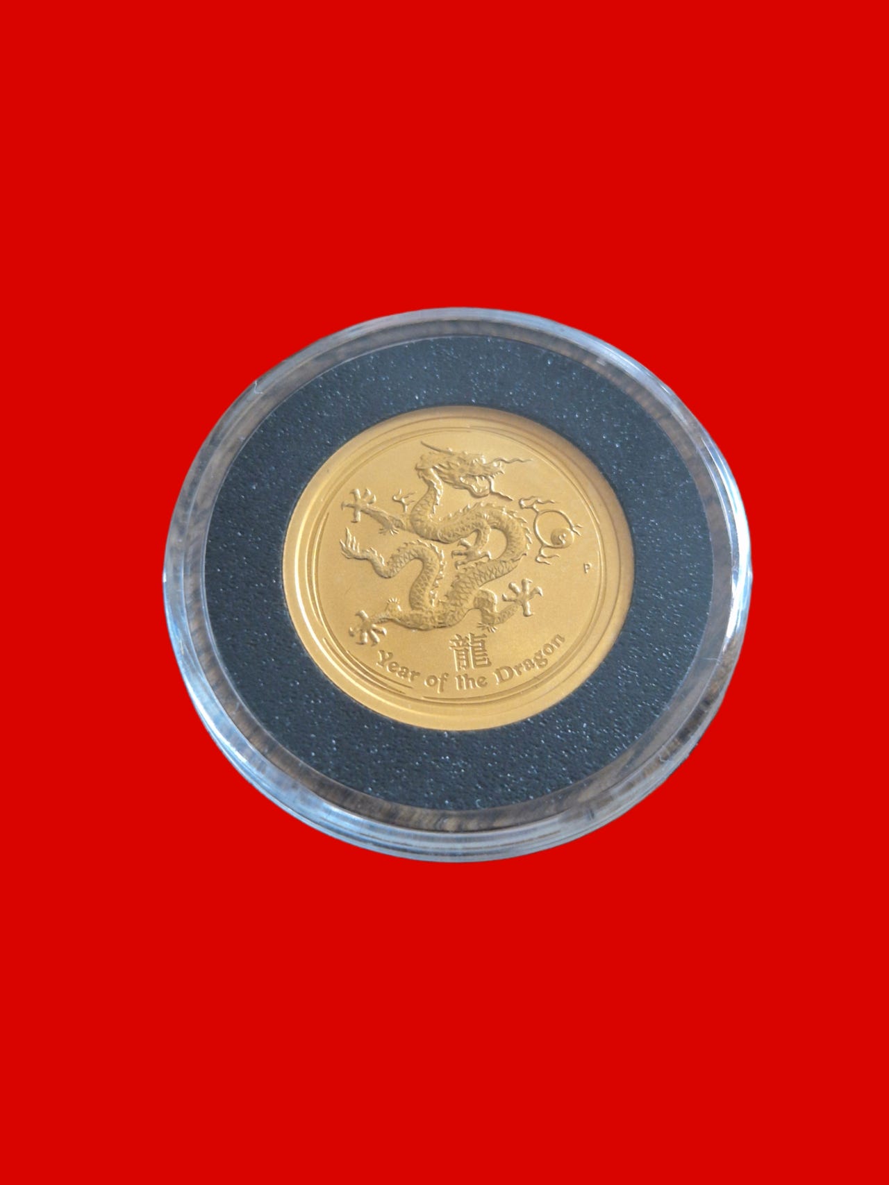 ¼oz gullmynt Perth Mint Dragon 2012 .9999 | FINN-torget