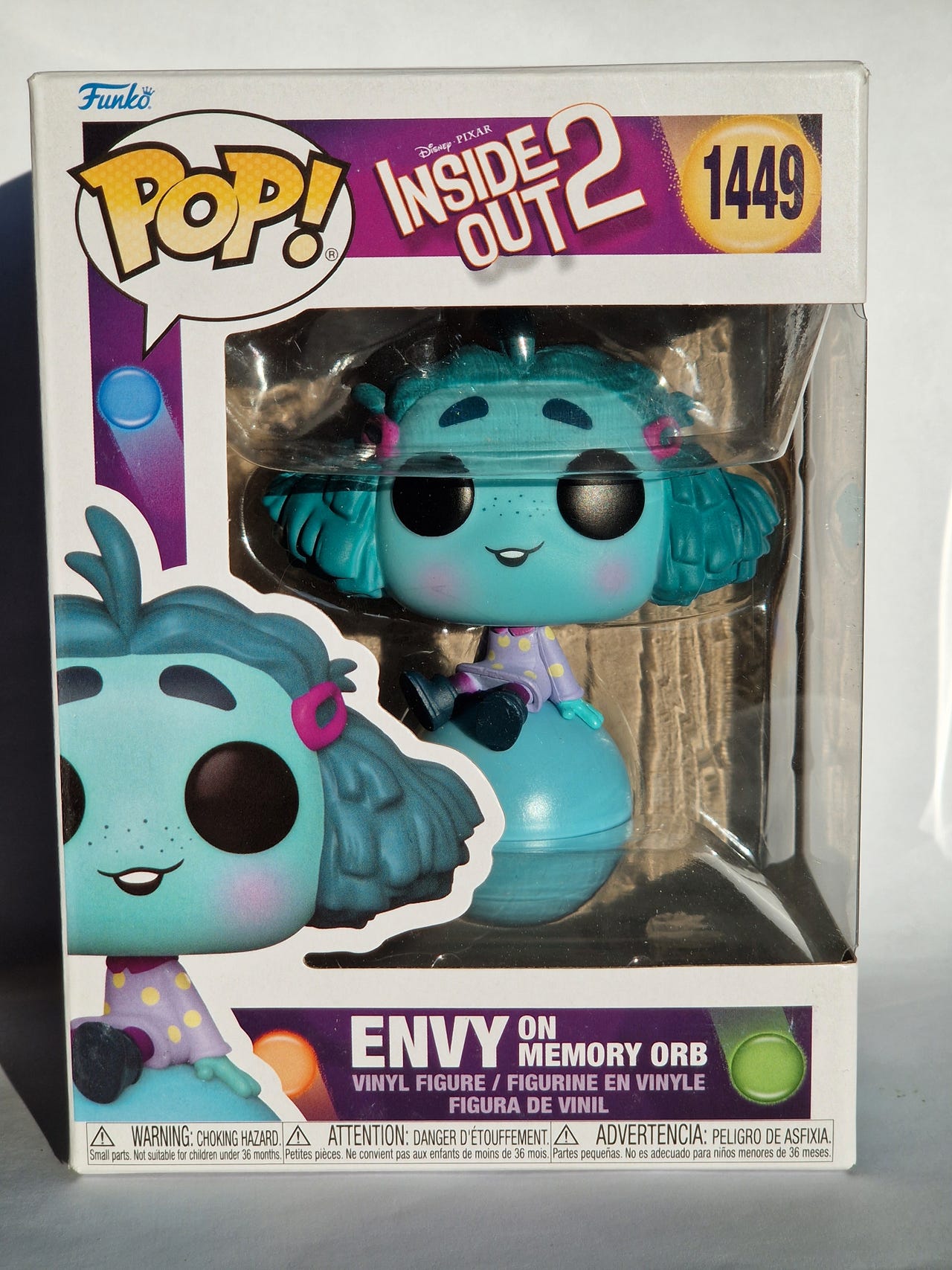 Funko Pop! Envy (On Memory Orb) | Inside Out (1449) | FINN-torget