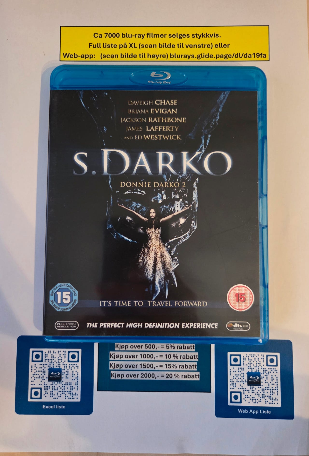 S.Darko (Donnie Darko 2) - Uk-Utgave + 7000 andre filmer🎞️ | FINN-torget