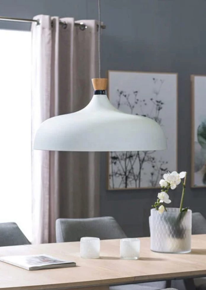Lindø design by skeidar. Stor taklampe 50 cm diameter. Pris kan ...