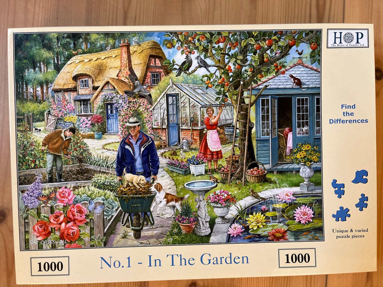 1000 In The Garden No.1 - Find the Differences 🌹🪷 The House of Puzzles ...