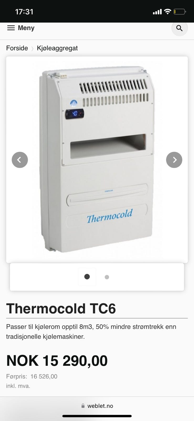 Thermocold TC6 | FINN-torget