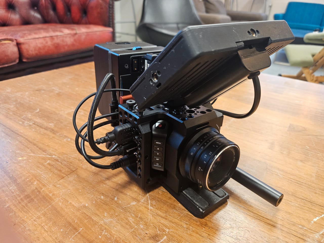 Blackmagic micro studio g2 4k, (braw) med cage og tilbehør | FINN-torget