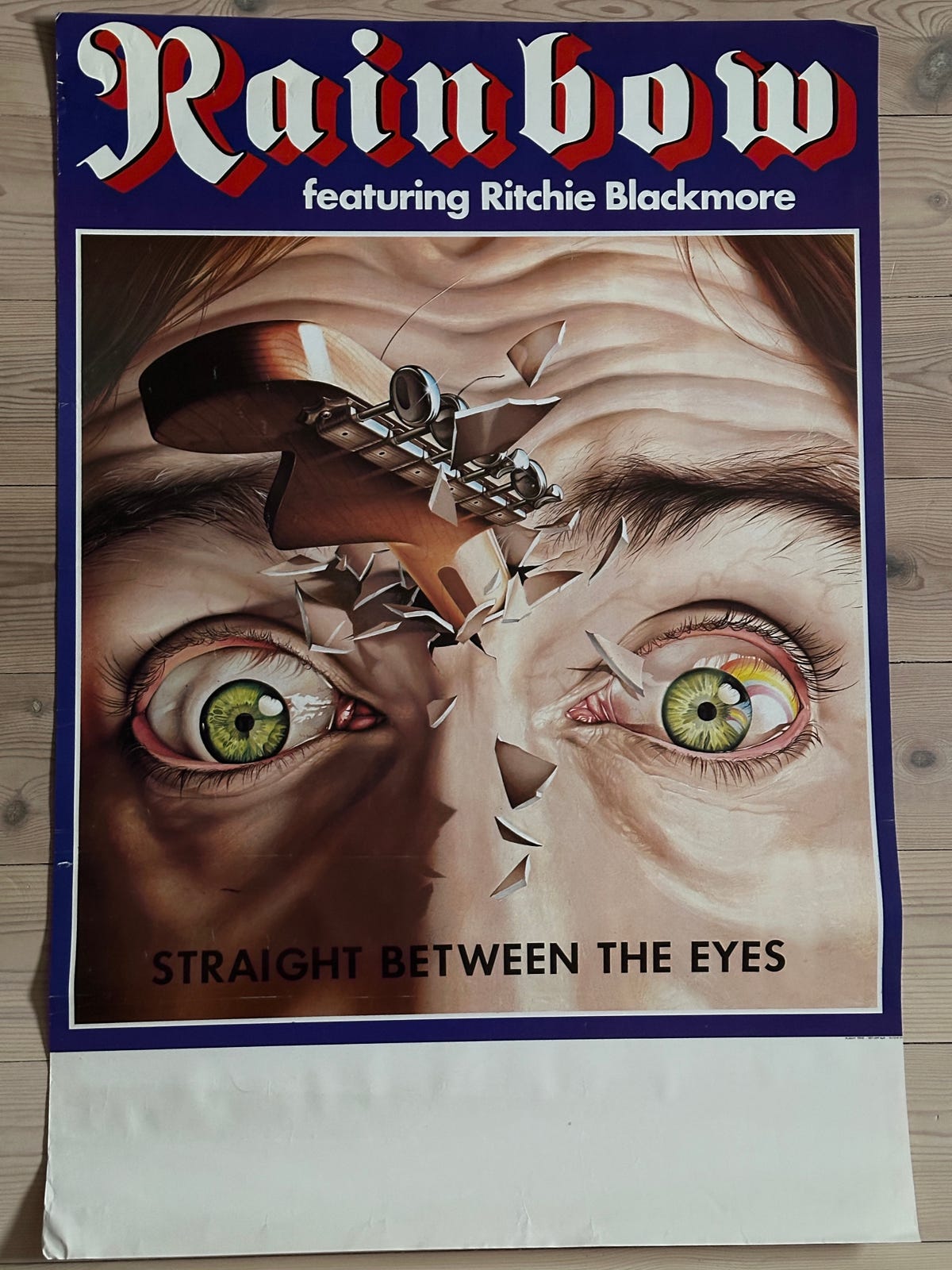 Rainbow feat. Ritchie Blackmore, original konsertplakat fra ...