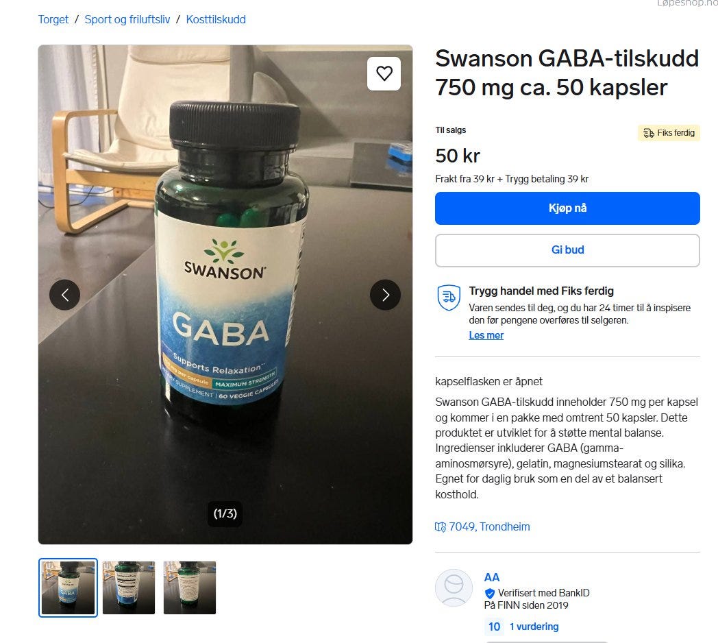 Swanson GABA og KSM 66 Ashwagandha | FINN-torget