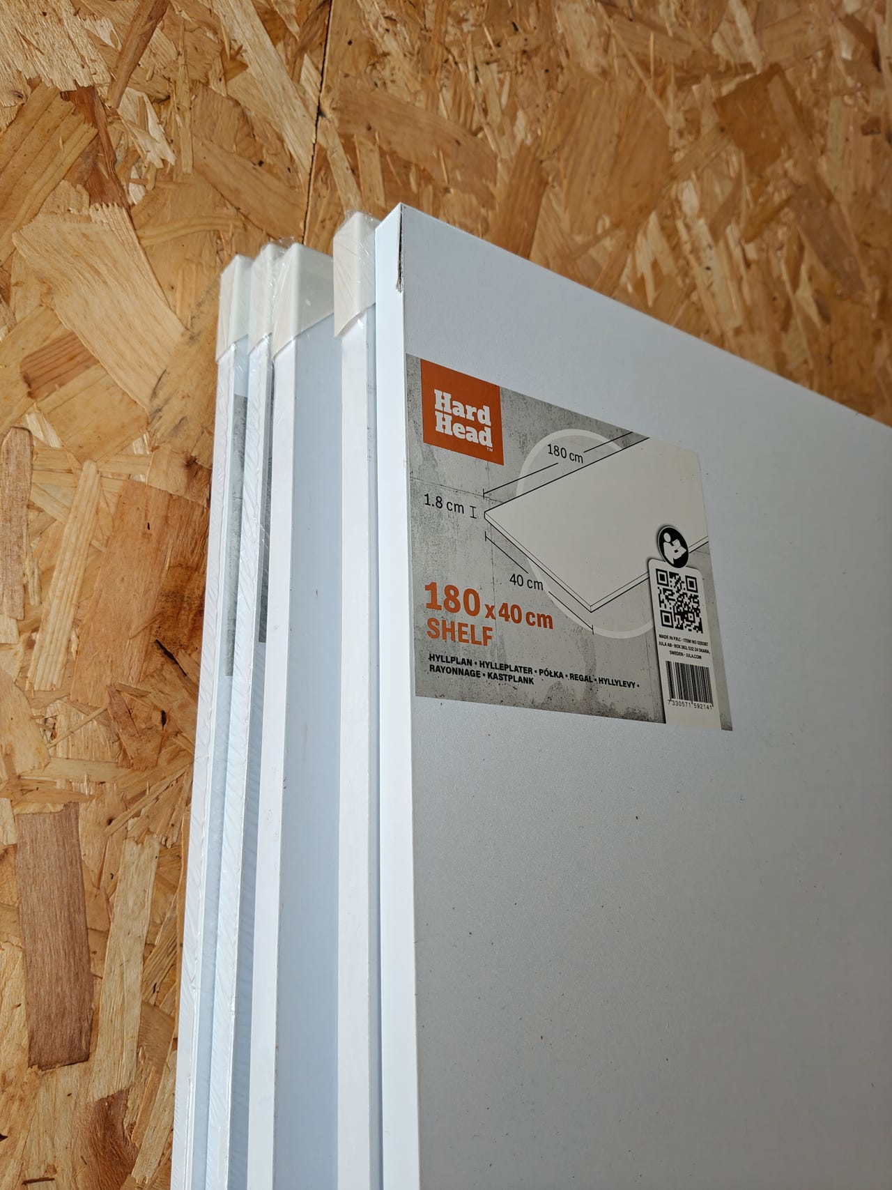 6 stk hobbyplater hvit melaminbelagt sponplater | FINN-torget