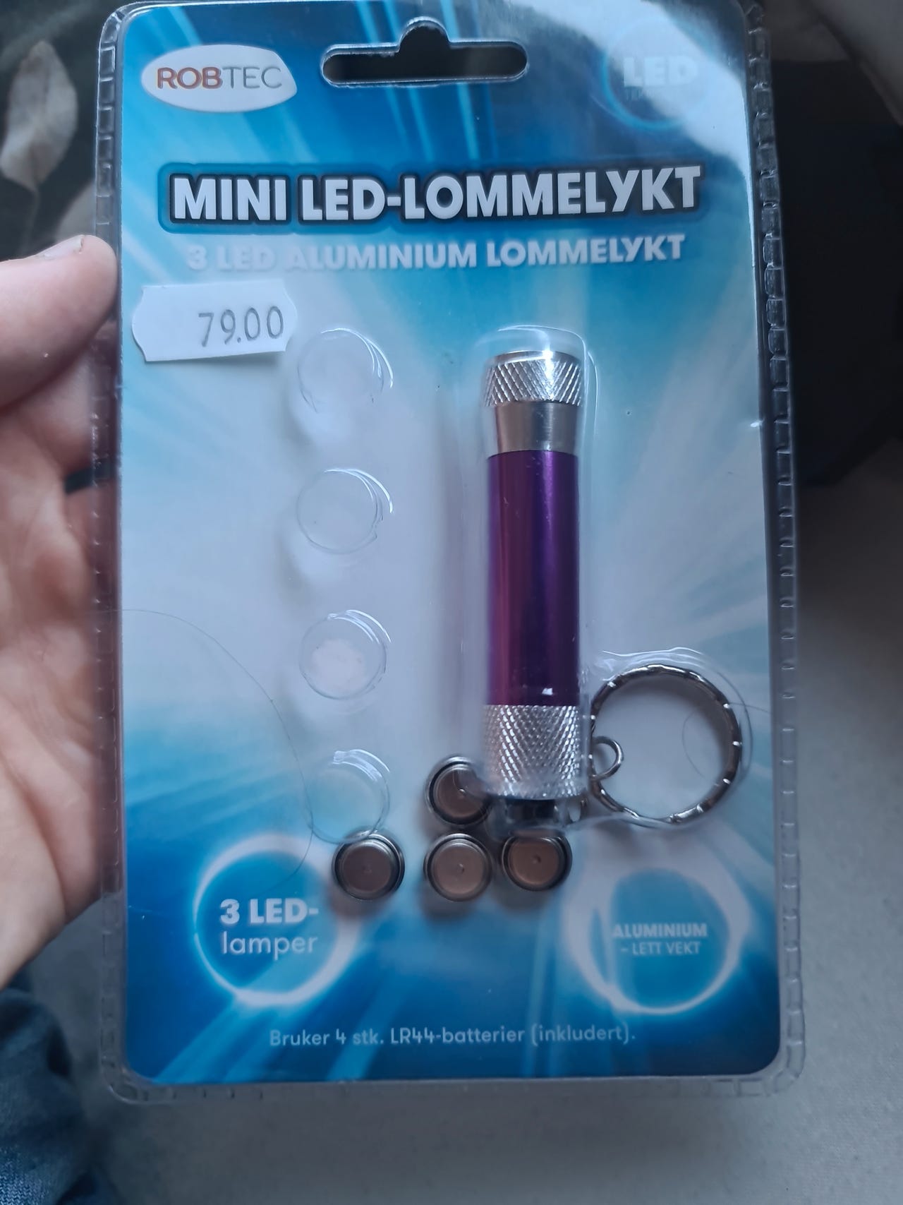 mini led-lommelykt | FINN-torget