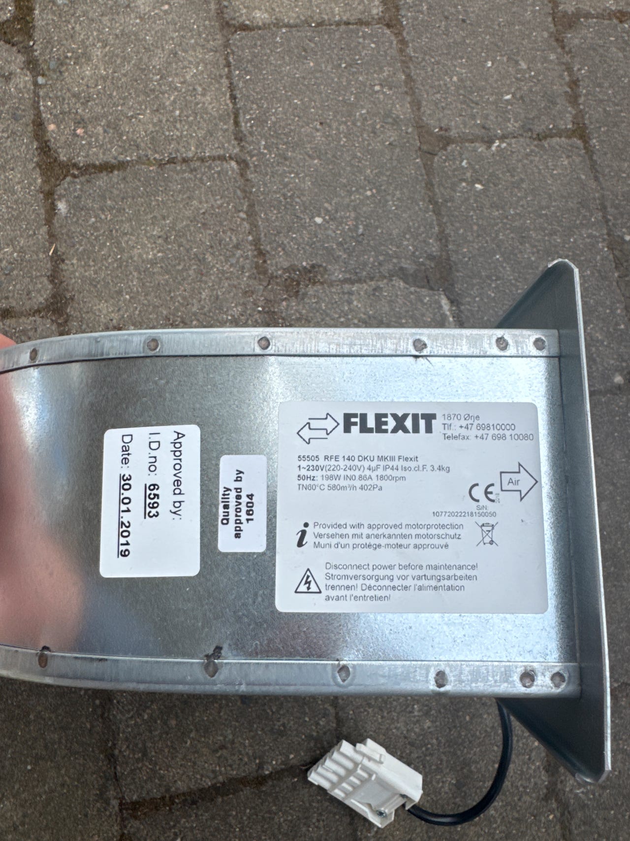 Motor til flexit ventilasjon, ny | FINN-torget