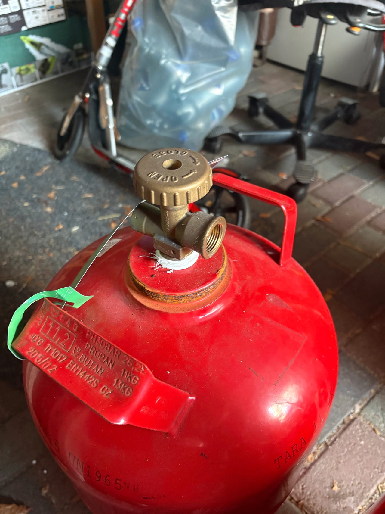 11 kg gassflasker stål gis bort | FINN-torget