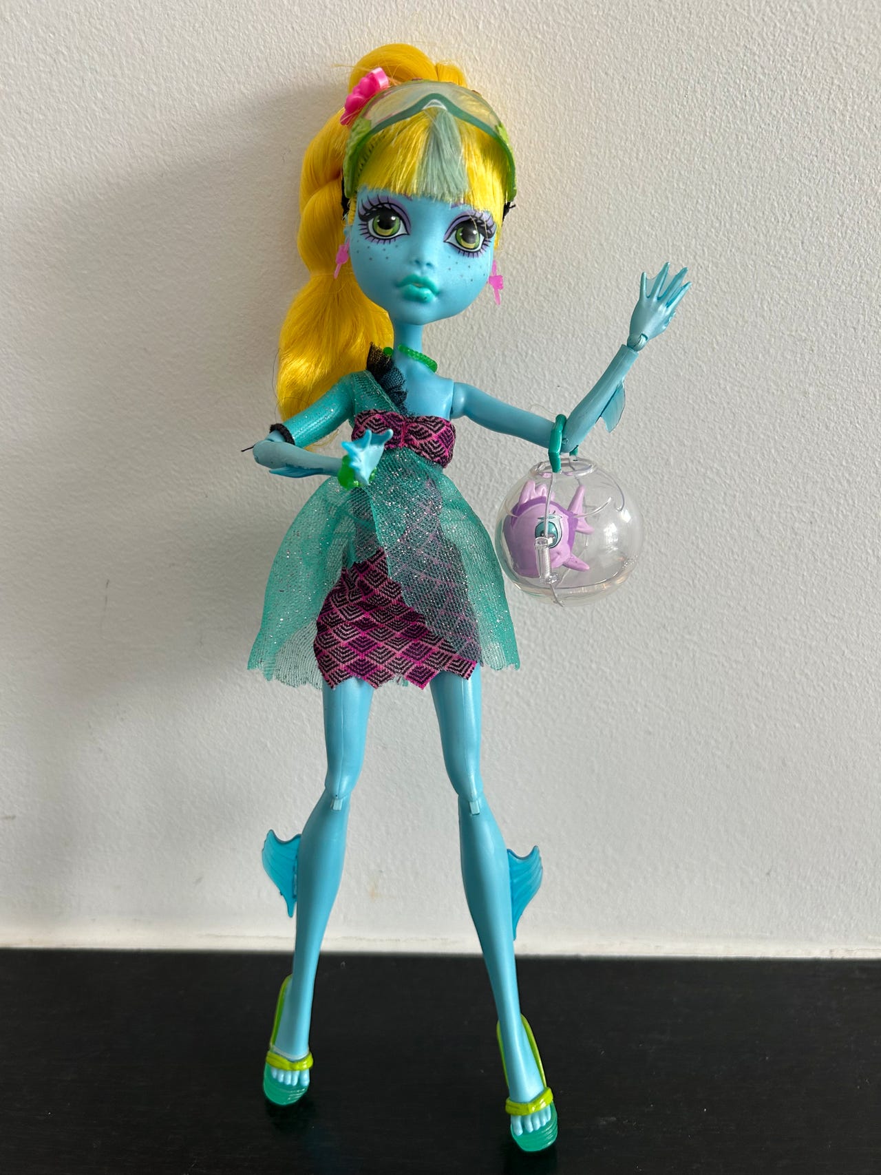 Monster High Lagoona Blue dukke fra 2012. RESERVERT til onsdag 12.3.25 ...